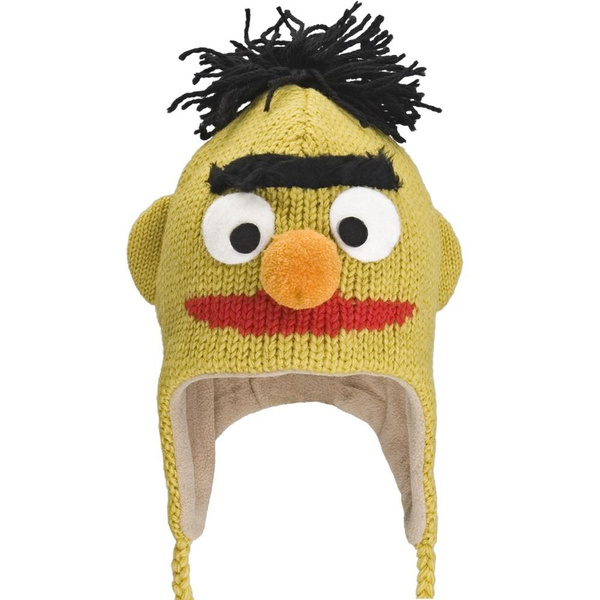 Sesame Street - Bert Head Kids Peruvian Knit Hat | Wish