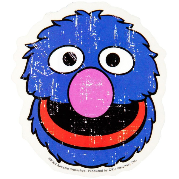 Sesame Street - Grover Head Decal | Wish