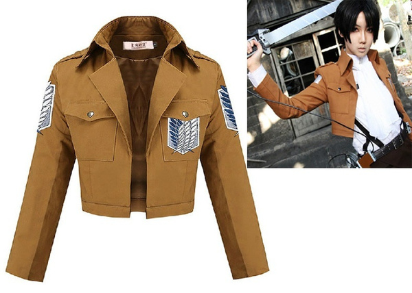 Hot Attack On Titan Shingeki no Kyojin Jacket Scouting Legion Eren ...