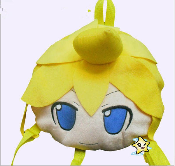 Vocaloid Hatsune Miku- Kagamine Rin Plush Backpack School bag | Wish