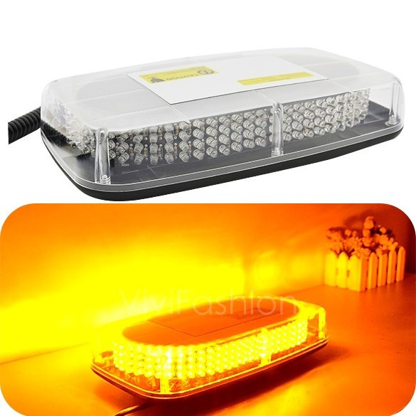 240 LED Vehicle Roof Top Emergency Hazard Warning Strobe Light Yellow ...