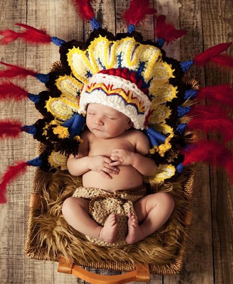 Indian chief caps Shorts set newborn Baby infant Toddler prince Girl ...