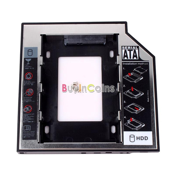 Universal 12.7mm SATA to SATA 2nd HDD Hard Disk Drive Caddy Bay | Wish