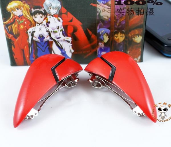 EVA NERV Evangelion Ayanami Rei A10 Nerv Clip Interface Headset hair ...