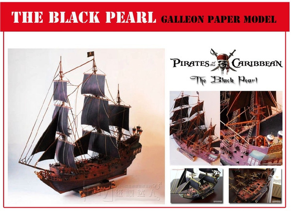 "Pirates of the Caribbean" Ship model The Black Pearl Galleon Ship 3D ...