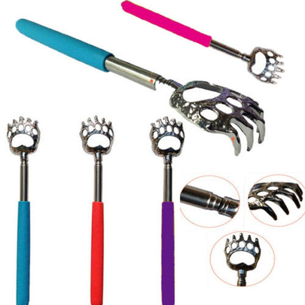 Cute Bear Claw Stainless Back Claw Back Scratcher Ultimate Extendable ...