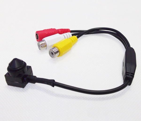 600TV Line HD Tiny Mini CCTV Pin Hole Spy Camera with Microphone | Wish