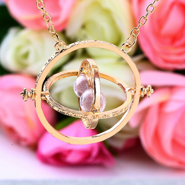 Harry Potter jewelry Hermione Granger Rotating Time Turner Necklace ...
