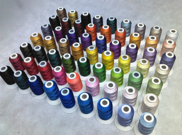 Simthread 63 Brother colors polyester embroidery thread 500m each | Wish