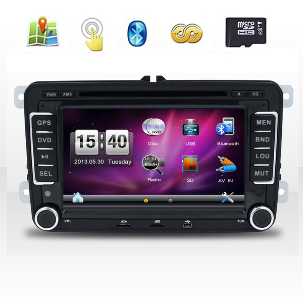 Pupug 7" Inch Car GPS Navigation DVD CD Player Radio Stereo For ...