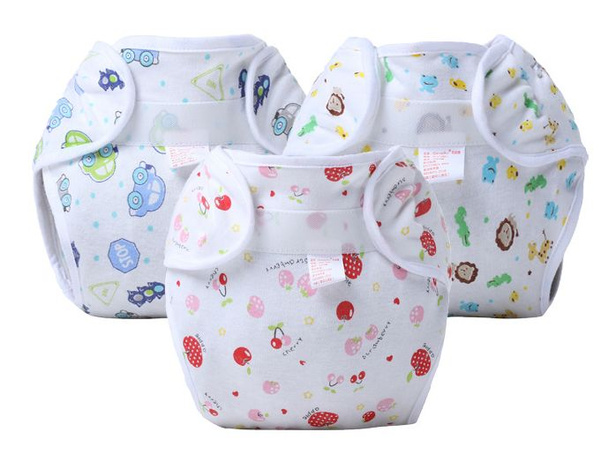 New Infant Shine Baby Solid Sugar Color Cloth Diapers Nappy Cover ...