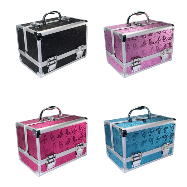 Aluminum Beauty Box Cosmetic Make Up Jewellery Saloon Case | Wish