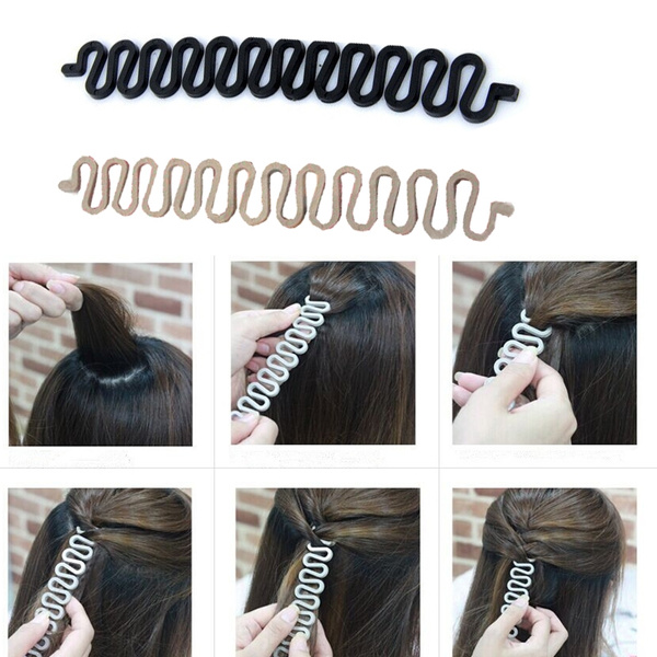 Fashion French Hair Plait Braiding Tool Roller With Magic Hair Twist ...