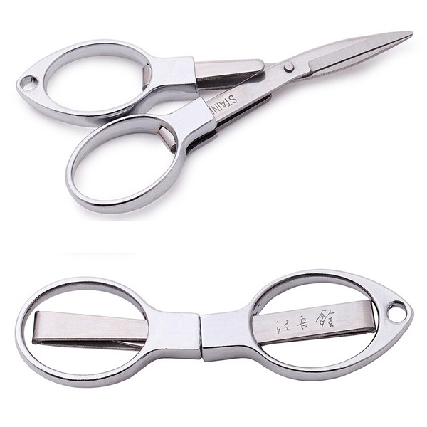 Outdoor Protable Stainless Steel Folding Scissor Mini Foldable Pocket ...