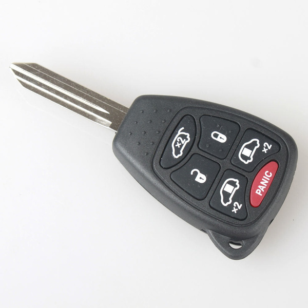 6 Buttons Head Ignition Keyless Entry Remote Key Fob Combo Transmitter ...