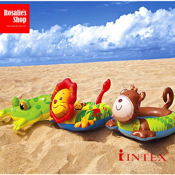 INTEX Cartoon swimming rings float ring life buoy Kids Seat float Frog ...