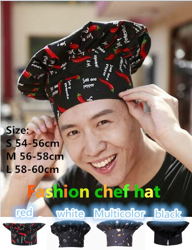 Fashion cafe chef hat restaurant work caps high quality kitchen chef ...