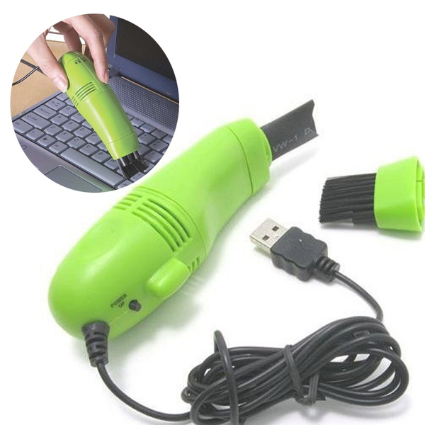 USB Vacuum Keyboard Cleaner Brush For PC Laptop Computer Air Fans ...