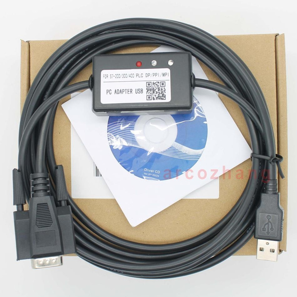 PC Adapter USB MPI Programming Cable for Siemens S7-200/300/400 PLC DP ...