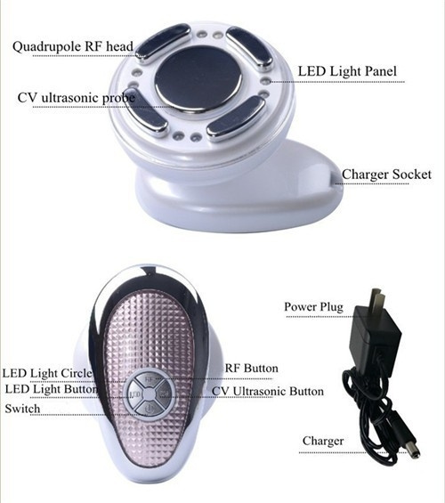 Home Use Mini handheld RF Slimming Machines ultrasonic Handheld Body ...