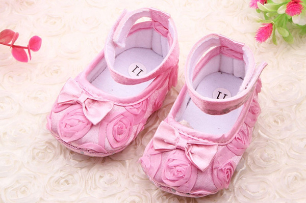 Newborn Baby Princess Girls Shoes Sandals Infant Toddler Crib Prewalker ...