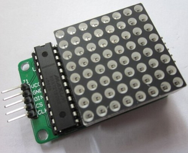 MAX7219 Dot matrix module MCU control Display module DIY kit for ...