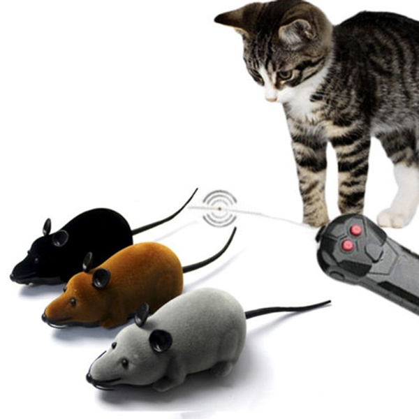 Funny Remote Control RC Wireless Rat Mouse Toy for Cat Dog Pet Novelty ...