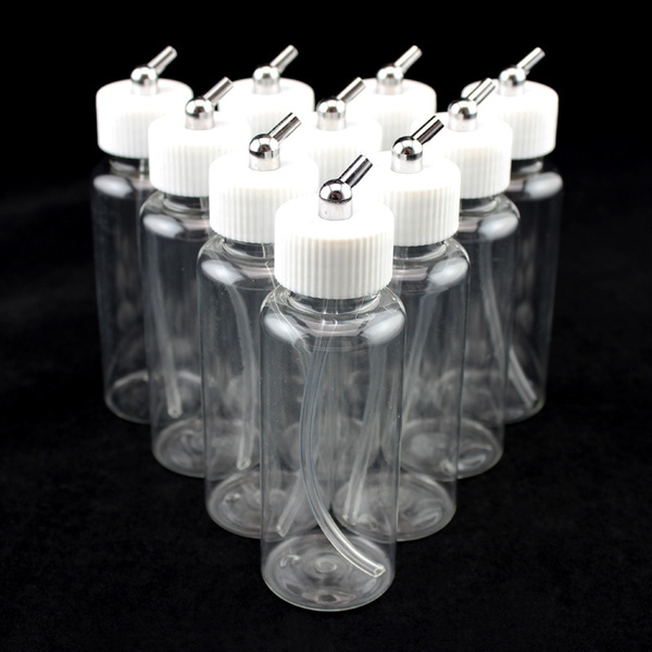 10pcs 80cc Single Action Airbrush Plastic Bottle_AC021-10x | Wish