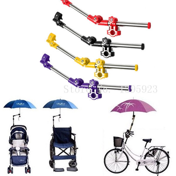 Wheelchair Bicycle Bike Pram Swivel Umbrella Connector Stroller Chair ...