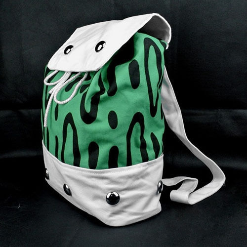 One piece Portgas D Ace Cosplay Green Backpacks School Shoulder Bag ...