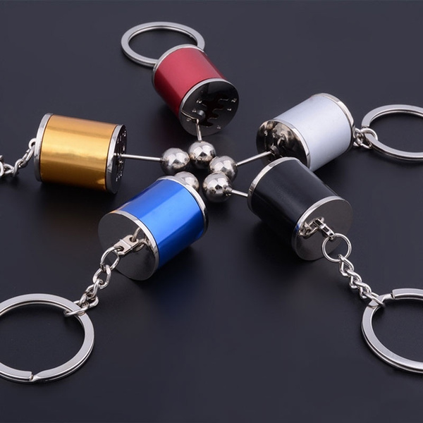 Car stalls head keychain multi-style simulation model car parts gear ...