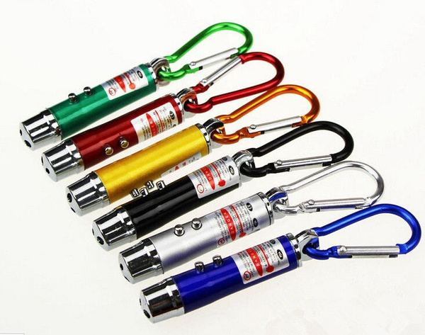 3 in 1 Multifunction Mini Laser Light Pointer LED Torch Flashlight ...