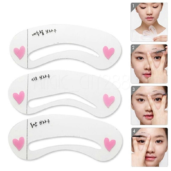 Korean Eyebrows Stencil
