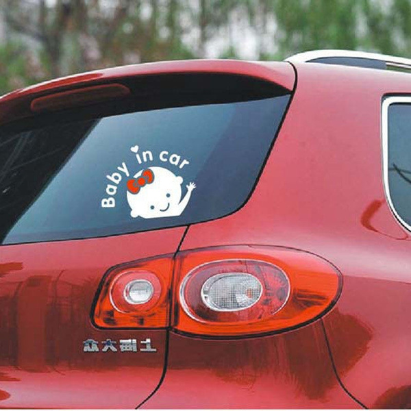 New Cute Baby On Board Warning Safety Sign Sticker Vinyl Decal for Car ...