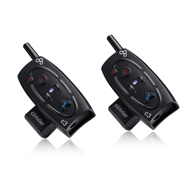 2x Climder C3 Motorcycle Helmet Bluetooth Intercom Headset | Wish