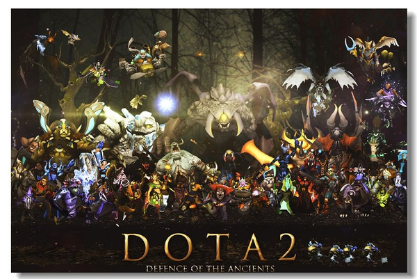 DOTA 2 Defense of the Ancients Silk Wall Poster 36x24 inch Big Room ...