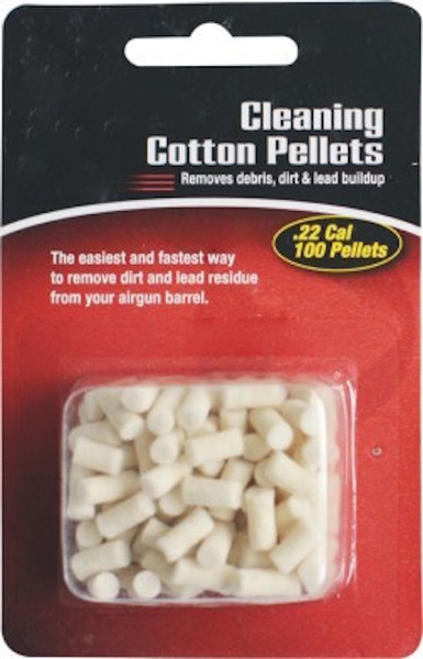 .177 & .22 & .25 CLEANING COTTON PELLETS (100 PCS)/ FELT CLEANING WADS ...
