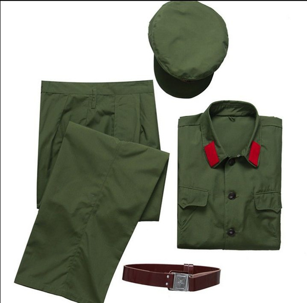 Military uniform Red Army uniforms costumes concert performances | Wish