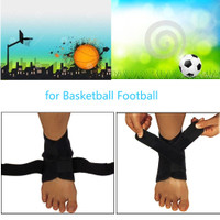 New Ankle Support One Size Ankle Support for Basketball Football Black ...