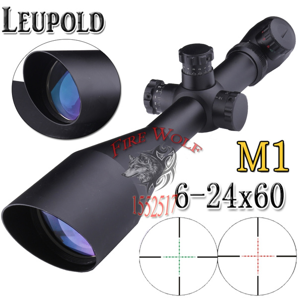 Leupold Mark 4 M1 6-24x60 mm AO illuminated Mildot side wheel hunting ...