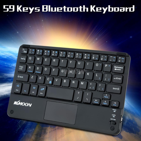 Super Lightweight 59 Keys Mini Bluetooth Keyboard with Touch Pad Panel ...