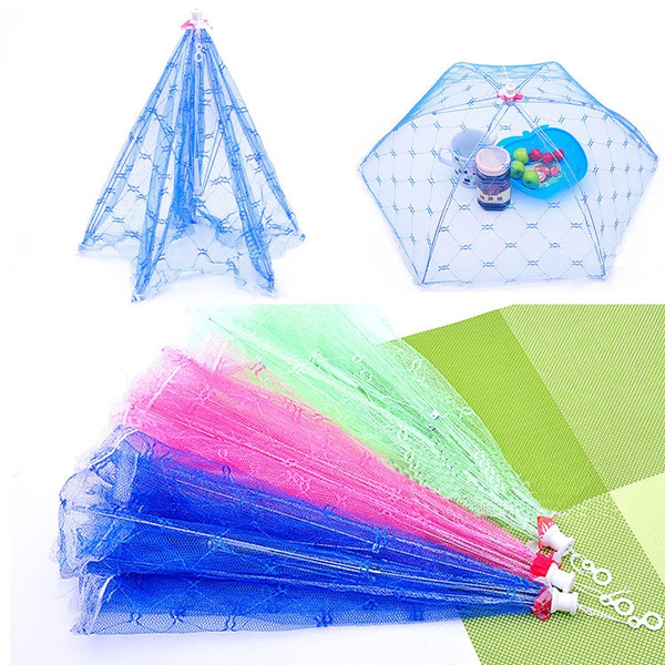 Collapsible Food Cover Pop Up Mesh Fly Wasp Net Party BBQ Kitchen Food ...