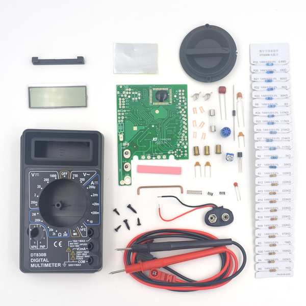 Puuli DIY DT830B Digital Multimeter kit Electronic Learning DIY kit | Wish