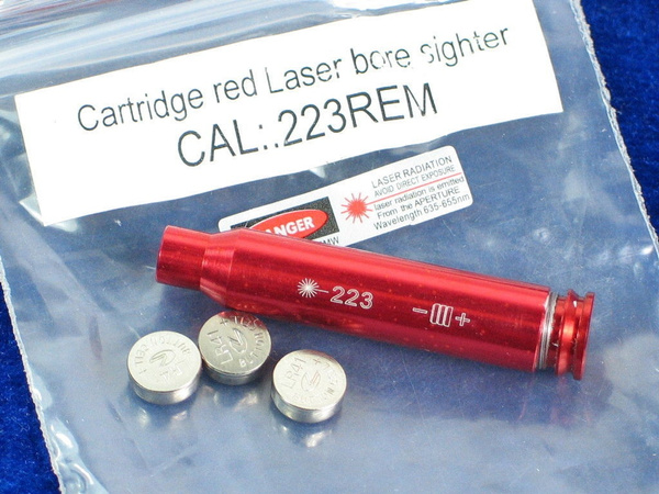 223 REM 5.56 Cartridge Laser Bore Sighter Boresighter Red Dot Sight For ...