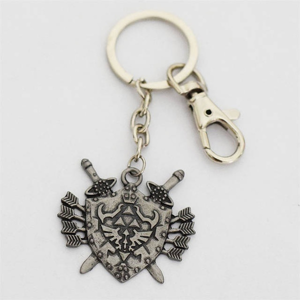 Legend of Zelda Hylian Shield Keychain | Wish