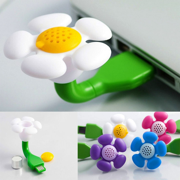 USB Mini Aroma Diffuser Air Humidifier Flower Perfume Mini Electric ...