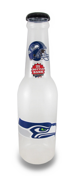 NFL Seattle Seahawks Jumbo Bottle Coin Bank 21 inch | Wish
