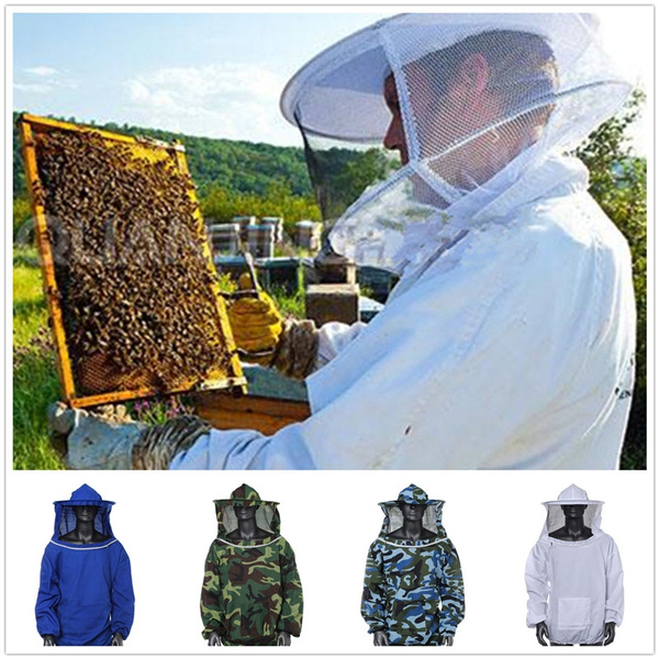 Beekeeping Jacket Veil Smock Equipment Supplies Bee Keeping Hat Sleeve ...