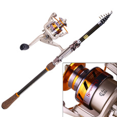 Wish Recensioni dei clienti: fishing rod SET 1.8-2.7M carbon telescopic pole and 13+1BB metal ...