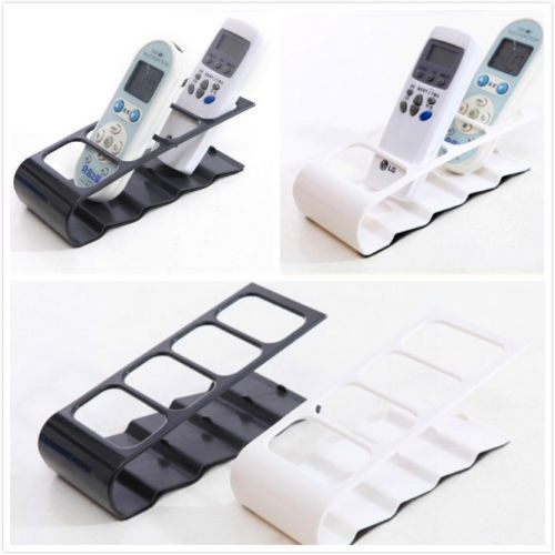 Practical 4 Section Remote Control Storage Stand Plastic Remote Control ...